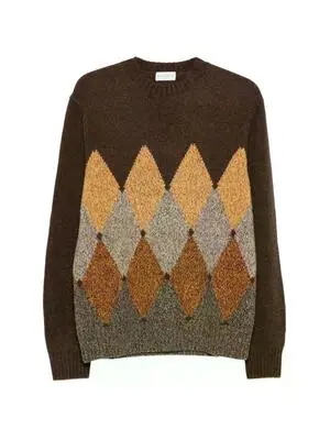 BALLANTYNE Argyle-pattern Sweater