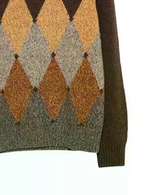 BALLANTYNE Argyle-pattern Sweater