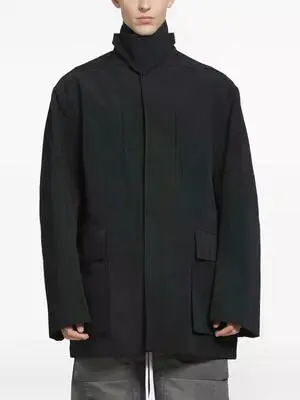 Rick Owens Tower High-neck Coat