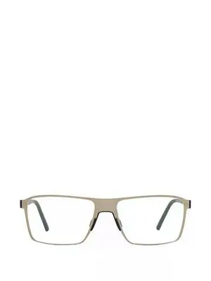 Porsche Design Rectangle-frame Glasses - Gold