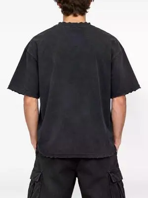 WARMAN Distressed Logo-print T-shirt
