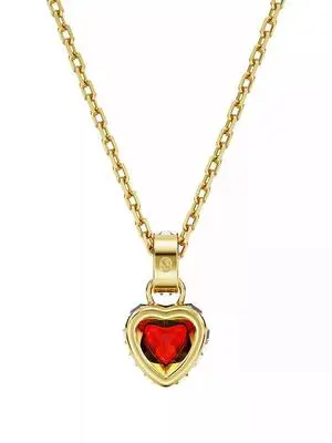 SWAROVSKI Heart Pendant Necklace - Gold
