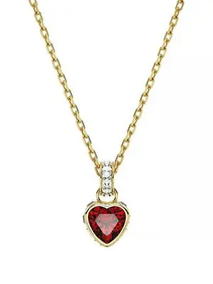 SWAROVSKI Heart Pendant Necklace - Gold