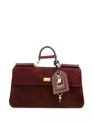 Dolce & Gabbana Medium My Sicily Handbag In Split Calfskin