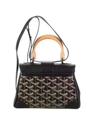 Goyard Saigon Goyardine Mini Bag - Black