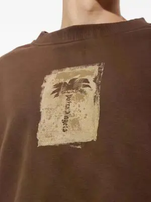 Palm Angels Palm-print Cotton Sweater