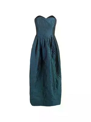 Ulla Johnson Katerina Floral-jacquard Strapless Dress