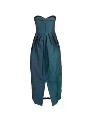 Ulla Johnson Katerina Floral-jacquard Strapless Dress