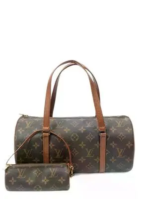 LOUIS VUITTON 1990s 30 Papillon Monogram Tote Bag - Brown