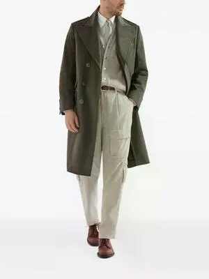 Brunello Cucinelli Cashmere Cardigan With Chest Pockets And Snap Buttons