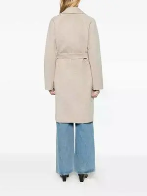 Max Mara Cashmere Robe Coat Sand