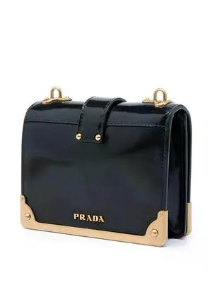 Prada 2013-2026 Micro Spazzolato Cahier Crossbody Bag
