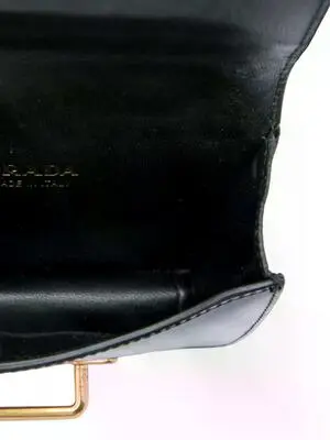 Prada 2013-2026 Micro Spazzolato Cahier Crossbody Bag