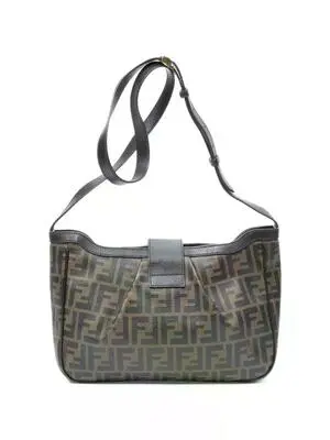 Fendi Zucca Buckle Zip-fastening Cross Body Bag