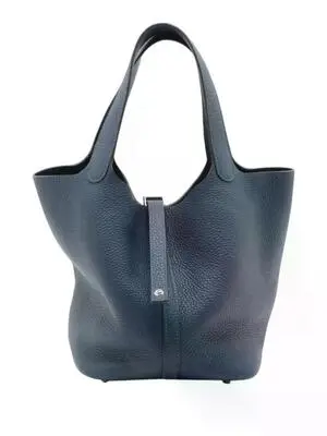 Hermès 2024 Clemence Picotin Lock 22 Handbag - Blue