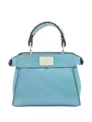 Fendi 2000-2010 Nano Nappa Peekaboo Satchel