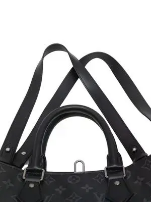 LOUIS VUITTON 2021-2026 Monogram Eclipse Sac Plat 24h Tote Bag