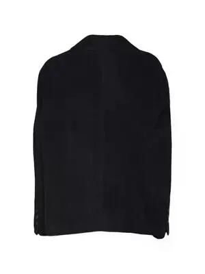 MERCI Double-breasted Corduroy Jacket - Black