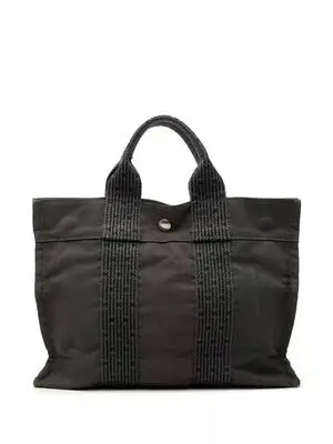 Hermès 1990-2010 Canvas Herline Pm Tote Bag