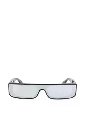 Alaïa Rectangle-frame Sunglasses - Black