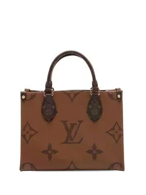 LOUIS VUITTON 2021-2026 Monogram Reverse Giant Onthego Pm Satchel