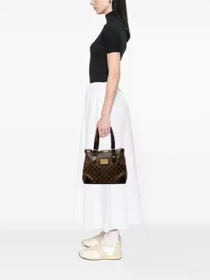 LOUIS VUITTON 2011 Damier Ebene Hampstead Pm Tote Bag