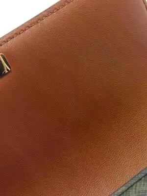 Celine 2010-2026 Triomphe Coated Canvas Claude Chain Shoulder Bag
