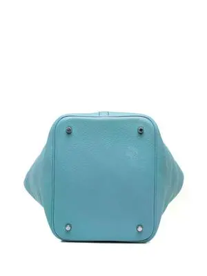 Hermès 2016 Clemence Picotin Lock 18 Handbag - Blue
