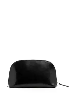 THE BRIDGE Leather Make-up Bag - Black