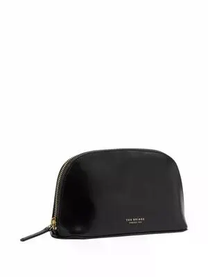 THE BRIDGE Leather Make-up Bag - Black