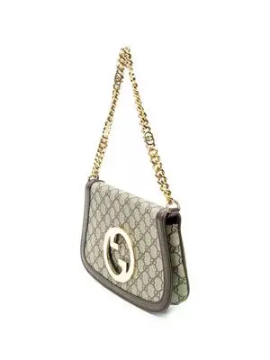 Gucci Small Blondie Foldover-top Shoulder Bag - Neutrals