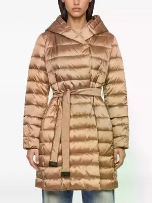 Max Mara The Cube Quilted Hooded Coat