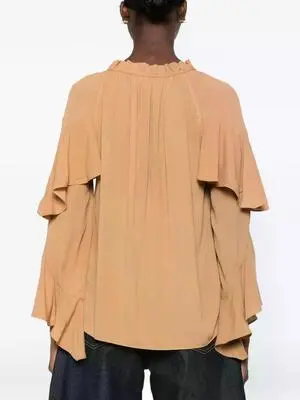 Ba&sh Betty Ruffled Tiered Blouse