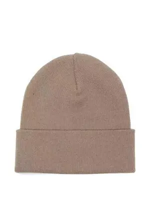 The North Face Logo-patch Ribbed-knit Beanie Hat