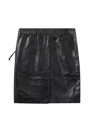 THE GARMENT Soho Detachable-pouch Lambskin Mini Skirt