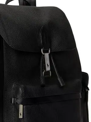 Polo Ralph Lauren Id Pebbled-leather Backpack