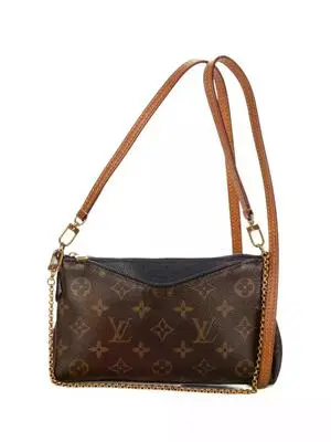 LOUIS VUITTON Pallas Monogram Zip-fastening Clutch Bag - Brown