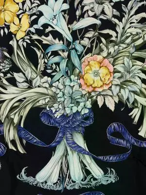 Hermès Regina Floral-print Scarf
