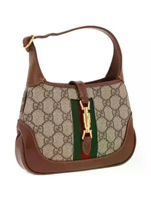 Gucci 2020s Mini Jackie Monogram Shoulder Bag