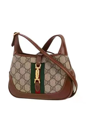 Gucci 2020s Mini Jackie Monogram Shoulder Bag