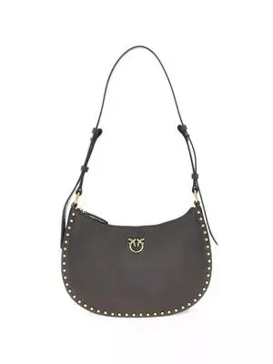 Pinko Mini Half Moon Stud-embellished Shoulder Bag