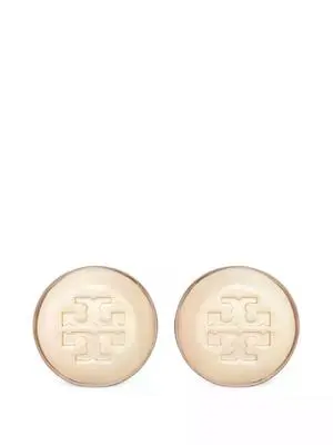 Tory Burch Logo-engraved Stud Earrings