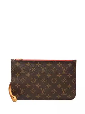 LOUIS VUITTON 2019 Monogram Neverfull Mm Pouch - Brown