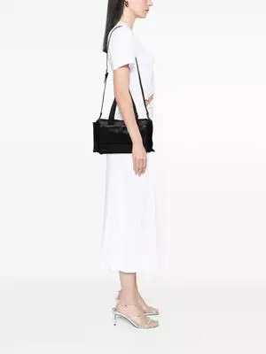 Miu Miu 2026 Lambskin Utilitaire Shopping Bag Satchel - Black