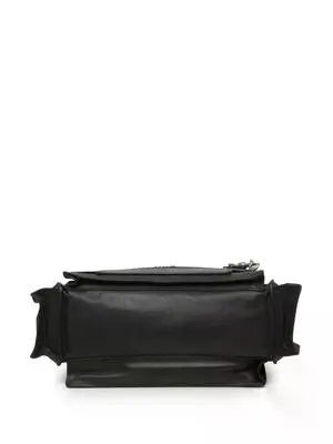 Miu Miu 2026 Lambskin Utilitaire Shopping Bag Satchel - Black