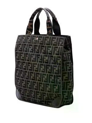 Fendi 2000-2010 Zucca Canvas Foldable Tote Bag