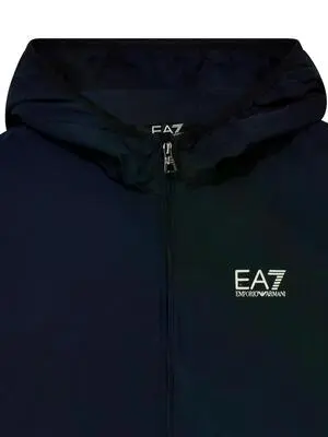 EA7 Logo-print Hooded Jacket