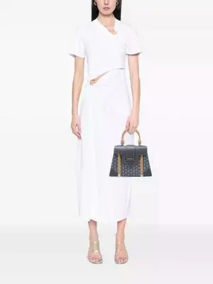 Goyard 2016 Goyardine Saigon Structured Pm Satchel