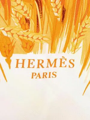 Hermès 1990-2010 Les Bles Silk Scarf 90 Scarves