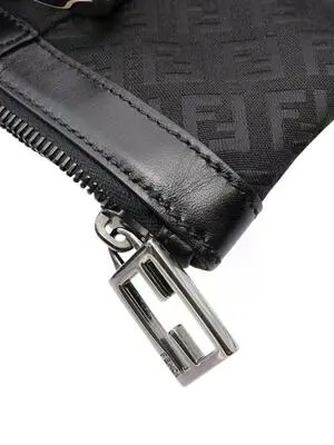 Fendi 2000-2010 Zucchino Canvas Shoulder Bag